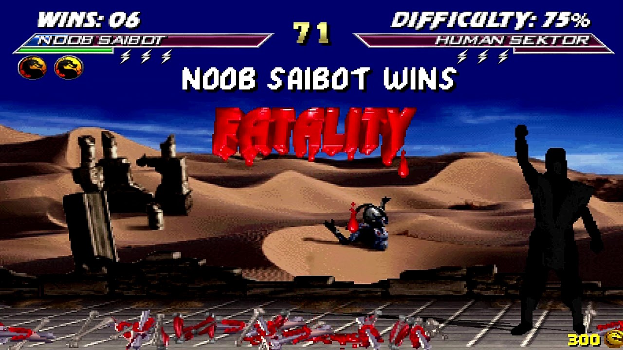 Mortal Kombat Project - MK1 Noob Saibot playthrough - YouTube