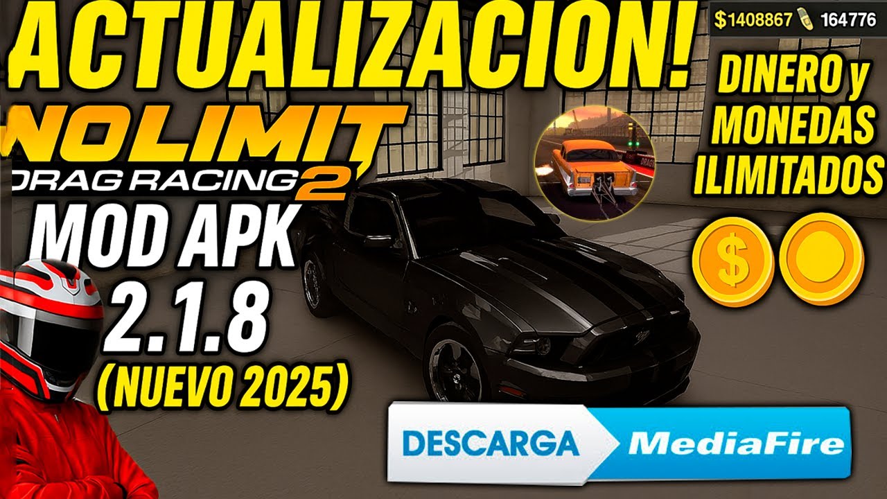 UPDATE 2025 - No Limit Drag Racing 2 Mod Apk 2.1.8 | Dinero y Monedas ...