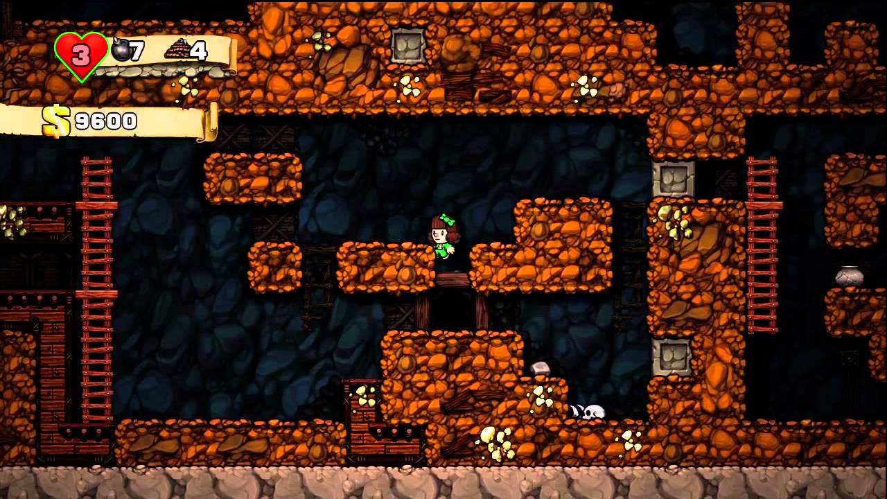 Spelunky - Gameplay Walkthrough / Let's Play - Part 2 [HD] (X360) - YouTube