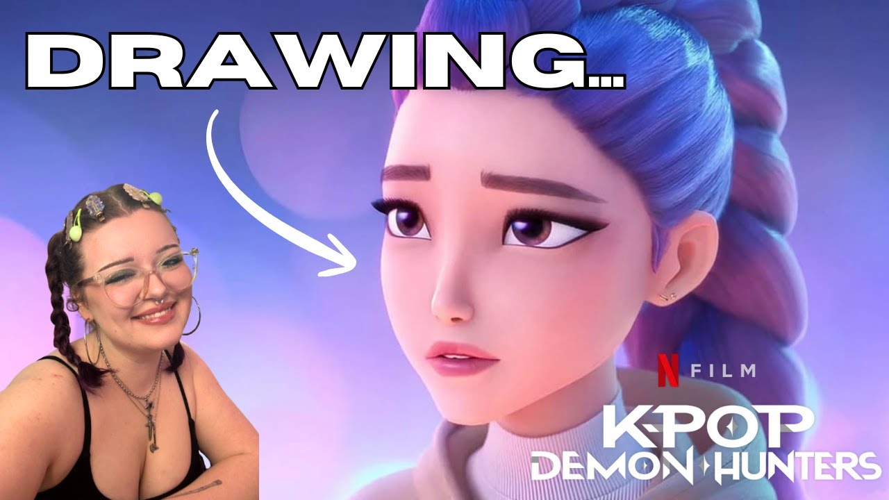 Speed Draw: Rumi | Kpop Demon Hunters | pt 1 - YouTube