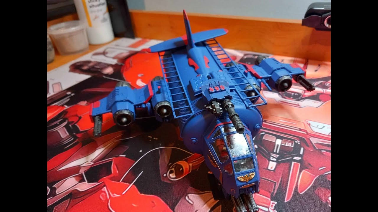 KITBASH SPACE MARINE GUN SHIP - YouTube