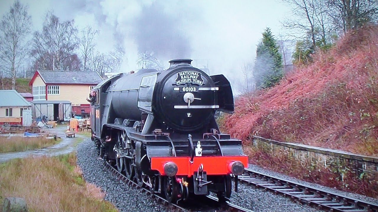 Flying Scotsman In Steam - East Lancashire Railway - 2016 - YouTube