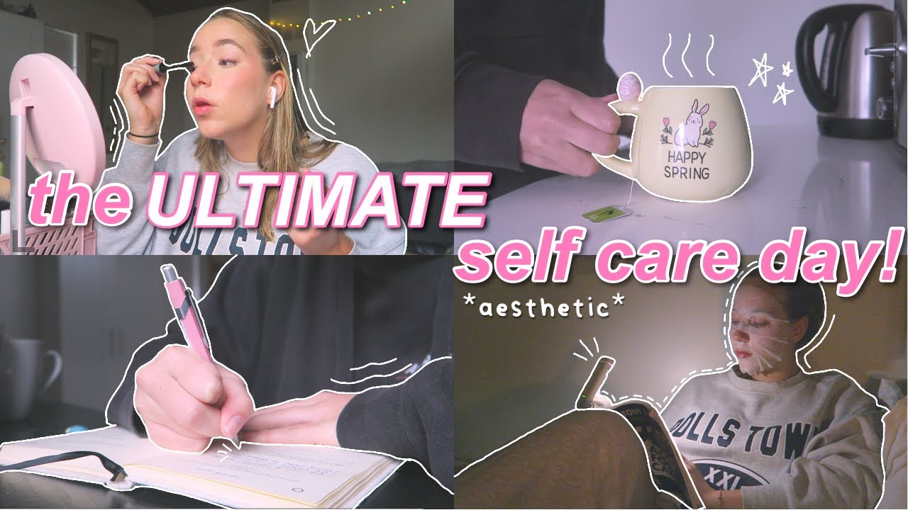 the ULTIMATE self care routine on a rainy day 💌 cleaning, reading ...