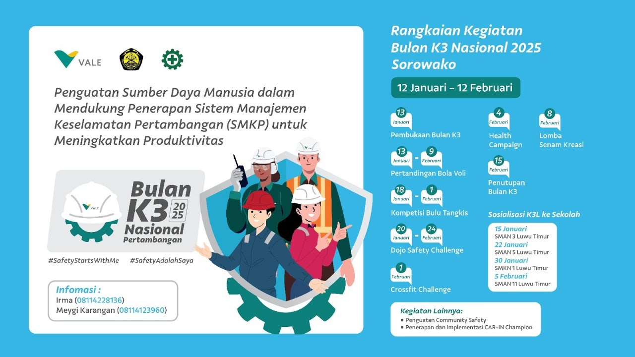 Upacara Pembukaan Perayaan Bulan K3L 2025 | PT Vale Indonesia Tbk - YouTube