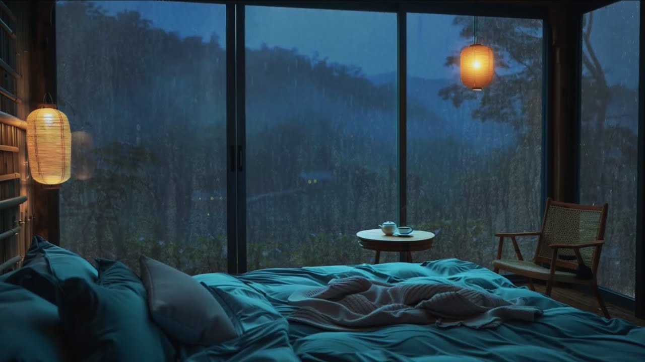 Endless Rain Outside the Window 🌧️ Calm Rain Sounds for Sleep, Anxiety ...
