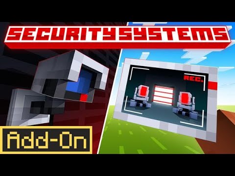 BEST Security Camera Addon For Minecraft Bedrock 1.21! - Tutorial - YouTube