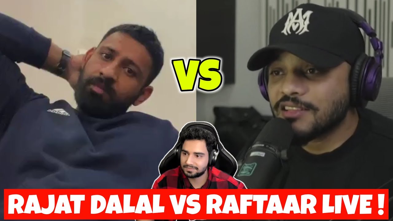 RAFTAAR VS RAJAT DALAL LIVE TOGETHER 😳 IN SAMAY RAINA CHESS STREAM ...