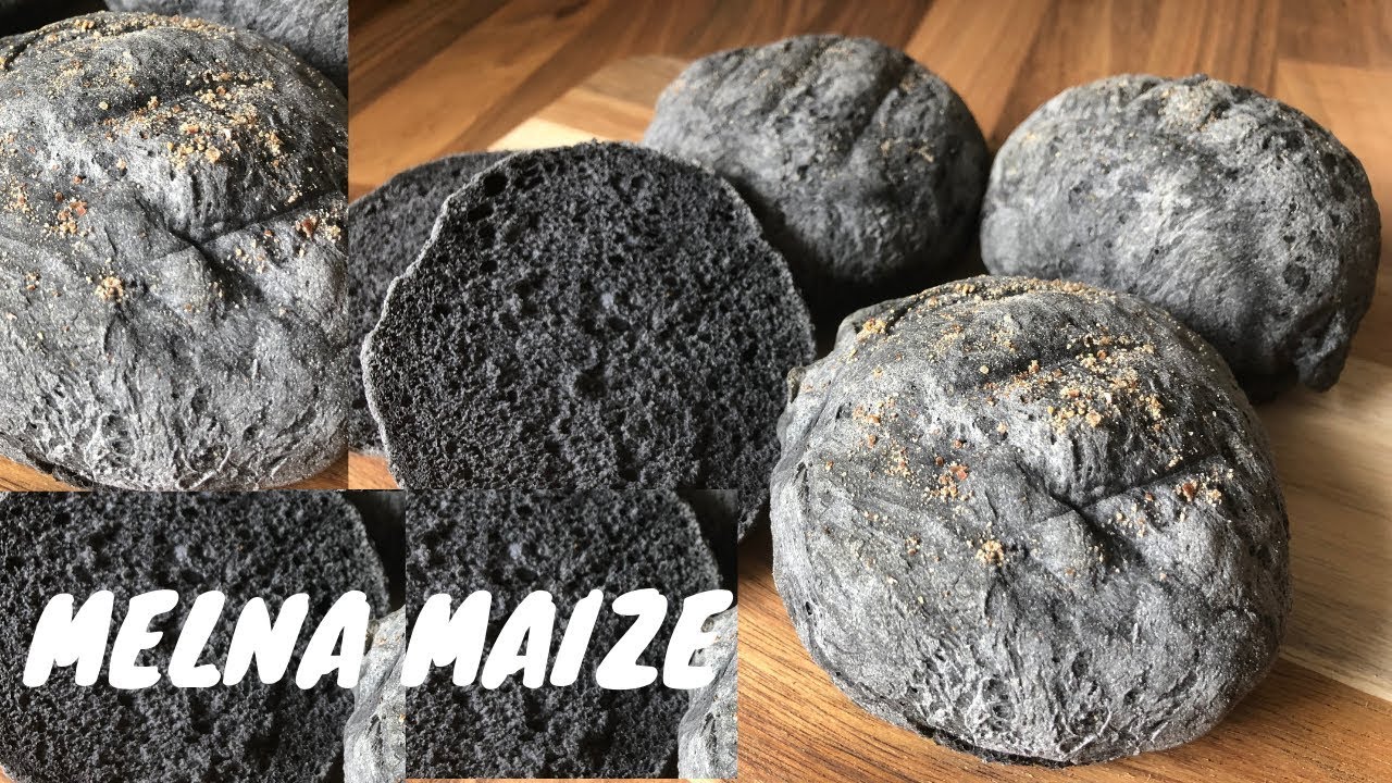 MELNA maize! Kā uzcept maizi mājās? | Maizes recepte - YouTube