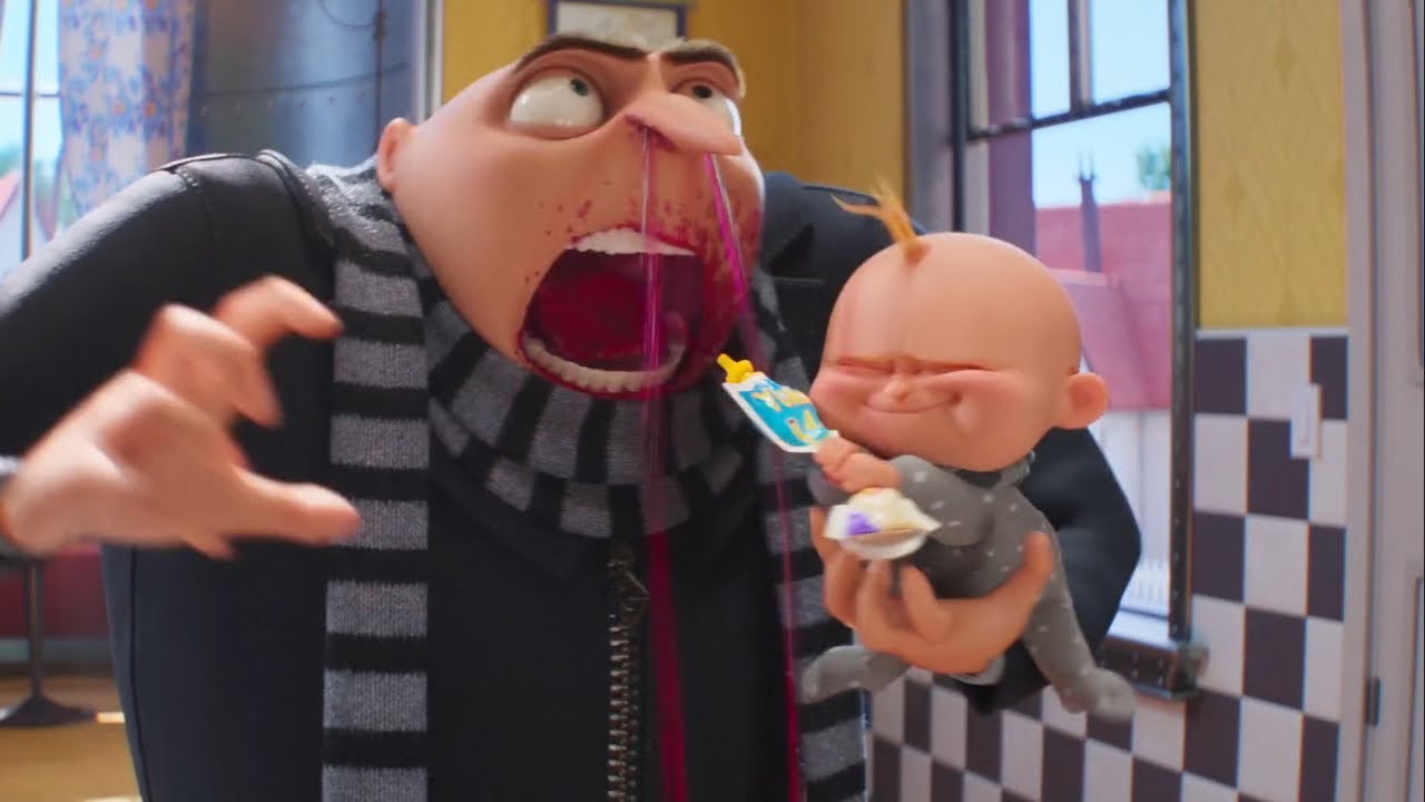 Gru vs. His Son: Handling Dad Duty When Baby Wants Mom - YouTube