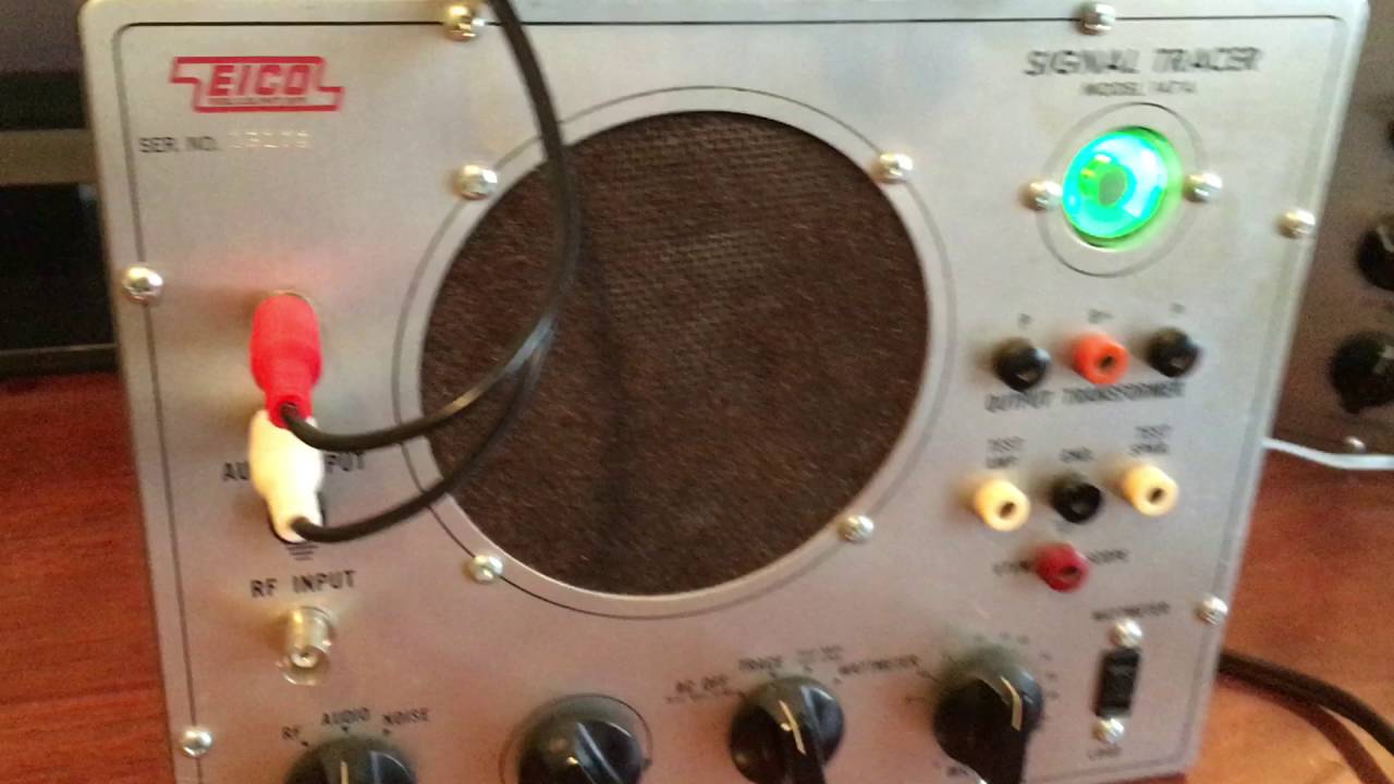 Eico Signal Tracer Demonstration Video Model 147 A - YouTube