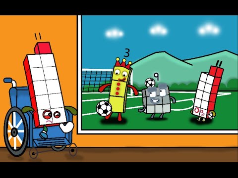 NUMBERBLOCK 11 INJURIES! Remembering playing football - Numberblocks ...