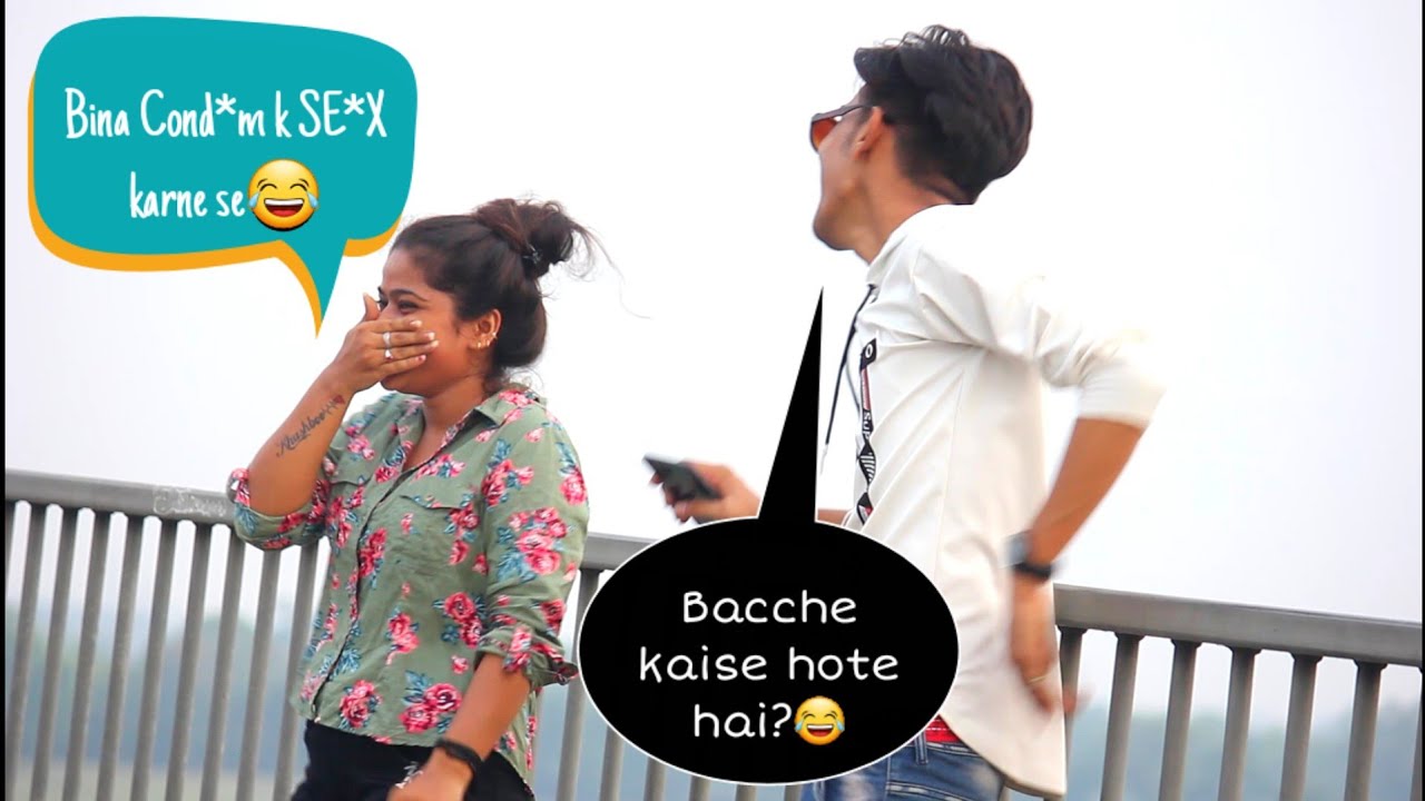 "Bacche Kaise hote hai"😂 Prank on Cute Girl | Prank in Allahabad ...