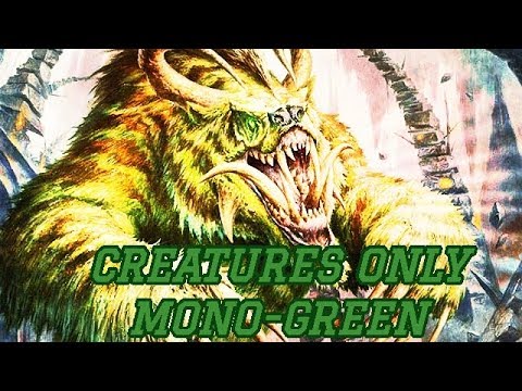 MTG Arena - Mono Green Creatures Only - UNLEASH THE BEAST