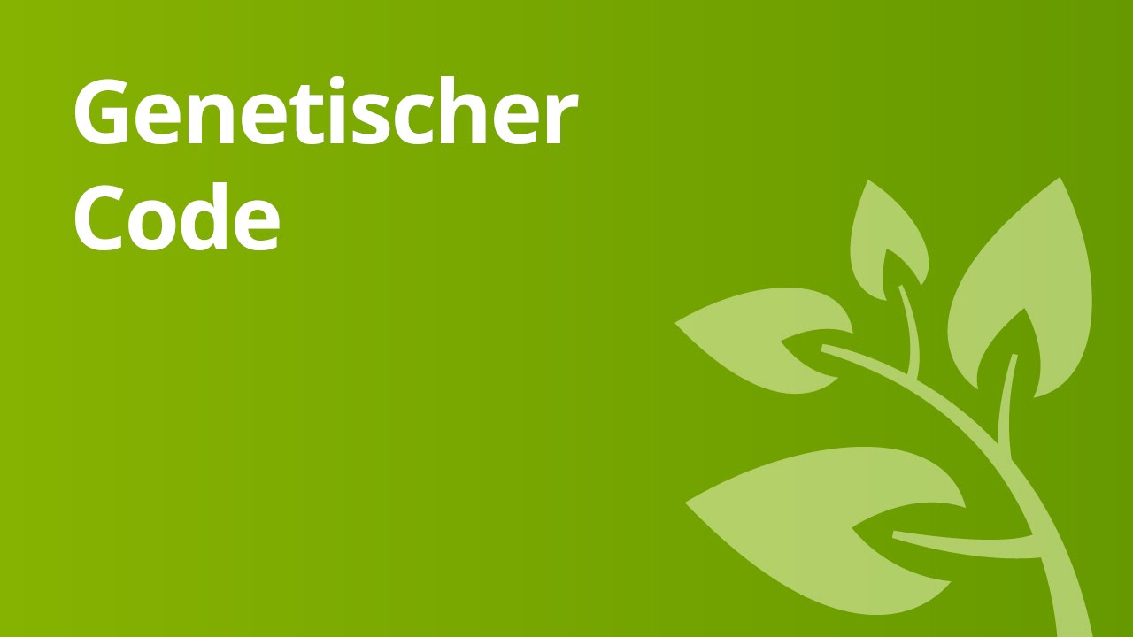 Genetischer Code – experimentelle Entschlüsselung | Biologie | Genetik ...