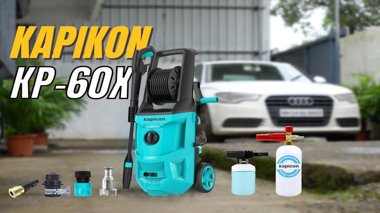 Kapicon KP-60X High Pressure Car Washer - YouTube