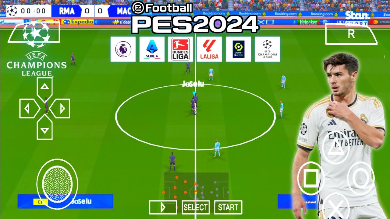 UPDATE!!! EFOOTBALL PES PPSSPP 2024 SPECIAL CHAMPIONS LEAGUE | REAL ...