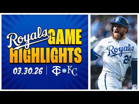 It's Good to Be Home | Royals vs. Twins Highlights 3/30/26