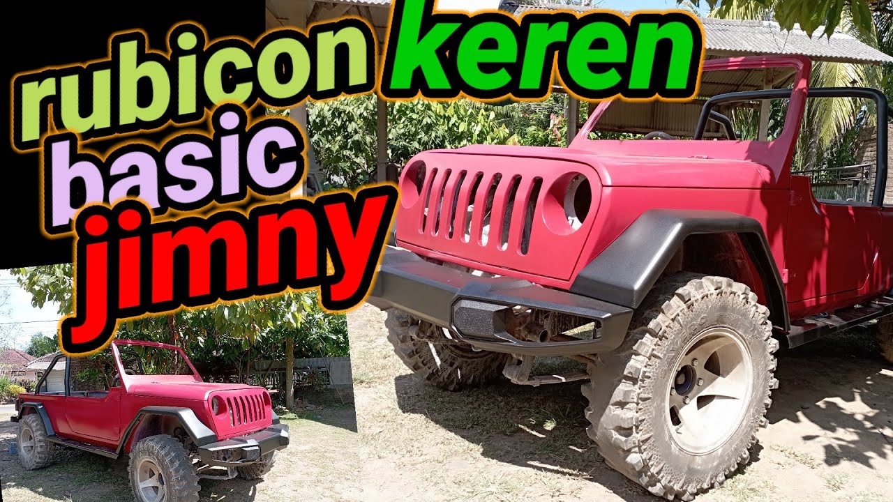 review jimny modif rubicon yang baru dicat dasar @DetawoChannel - YouTube
