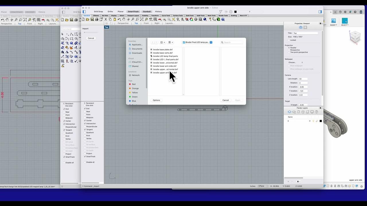 Importing DXF Files Into Rhino 3D - YouTube
