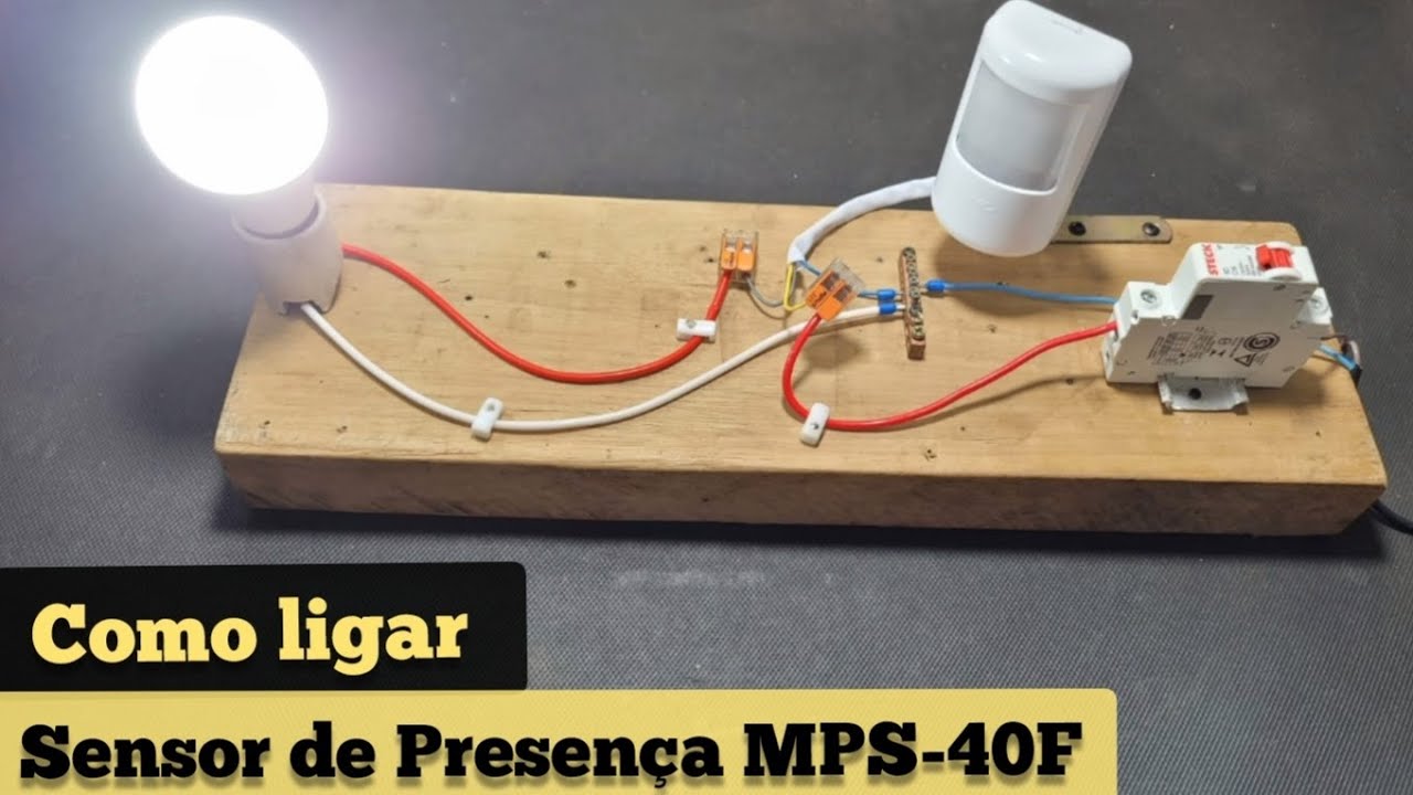 Como Ligar e Configurar Sensor de Presença MPS-40F Margirius. - YouTube
