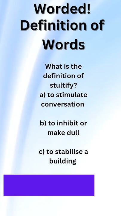 Worded. Learn the definition of words. - YouTube