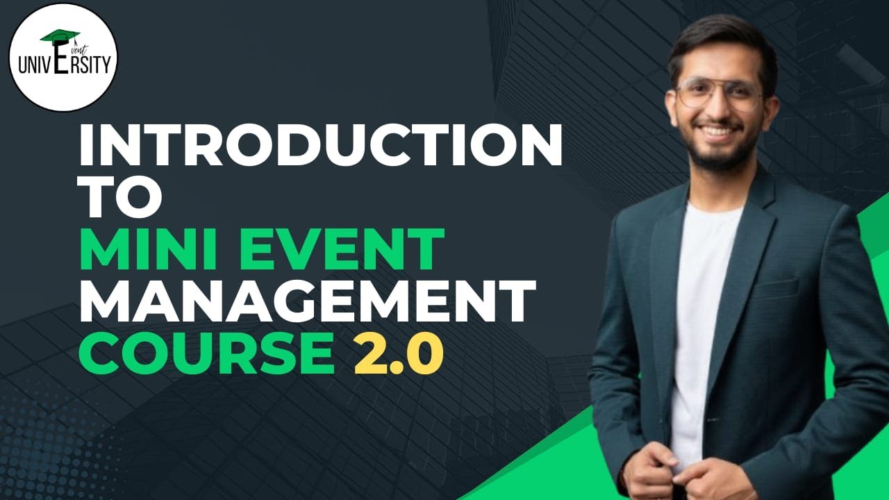 Event Management Course : Everything Cover Chapter | Certificate ...