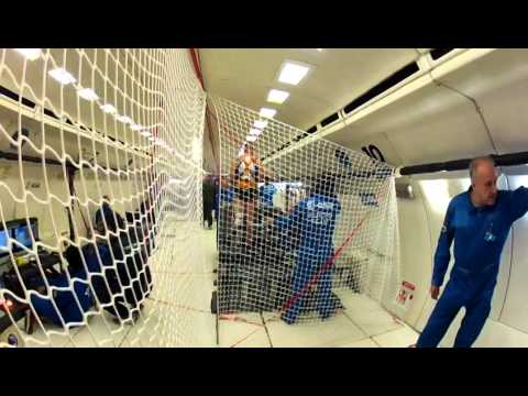 Vol parabolique ESA NOVESPACE à bord de L'A300 Zéro-G - YouTube