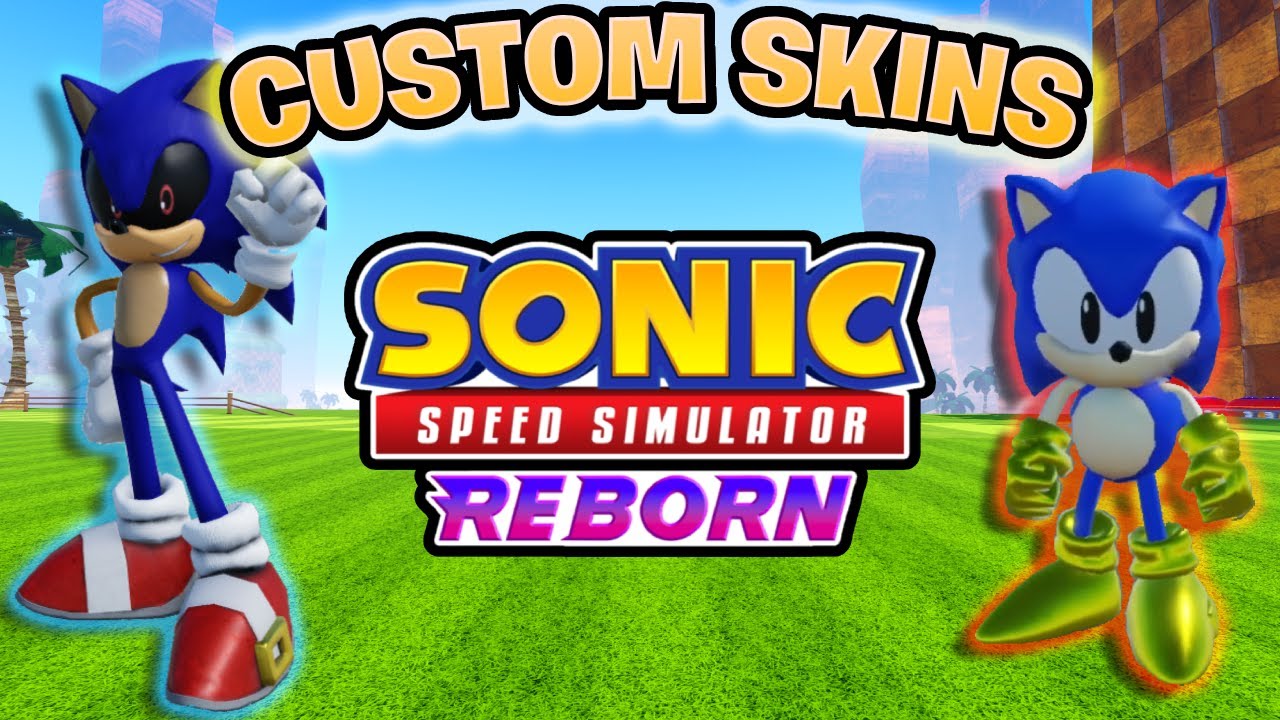 I Made *CUSTOM SKINS* For Sonic Speed Simulator! - YouTube