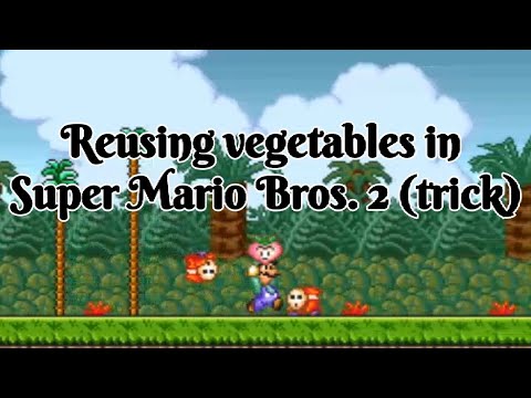 Reusing vegetables in Super Mario Bros. 2 (Trick) - YouTube