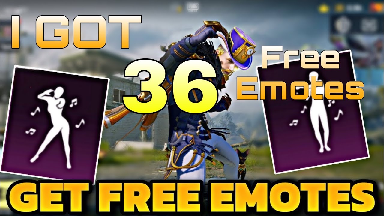 Amazing_Emotes | GET_FREE_EMOTES | EMILIA BUSINESS | PUBG MOBILE MUSIC ...