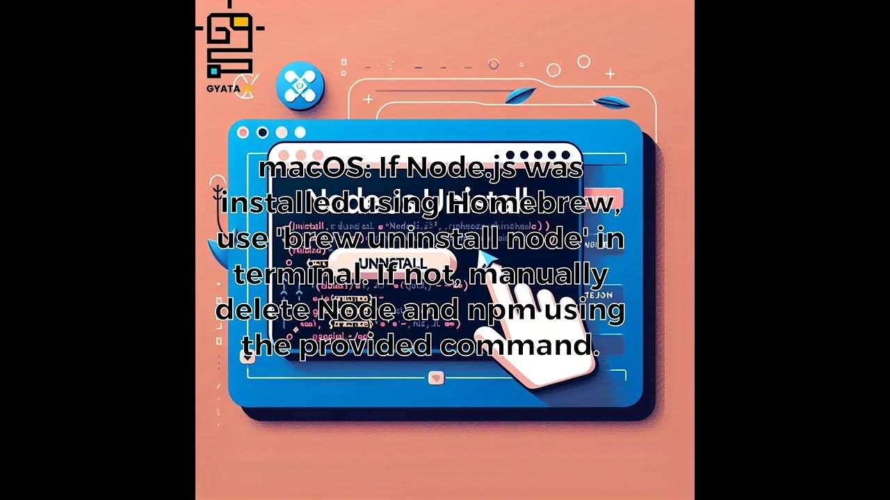 Node Js Uninstall - YouTube