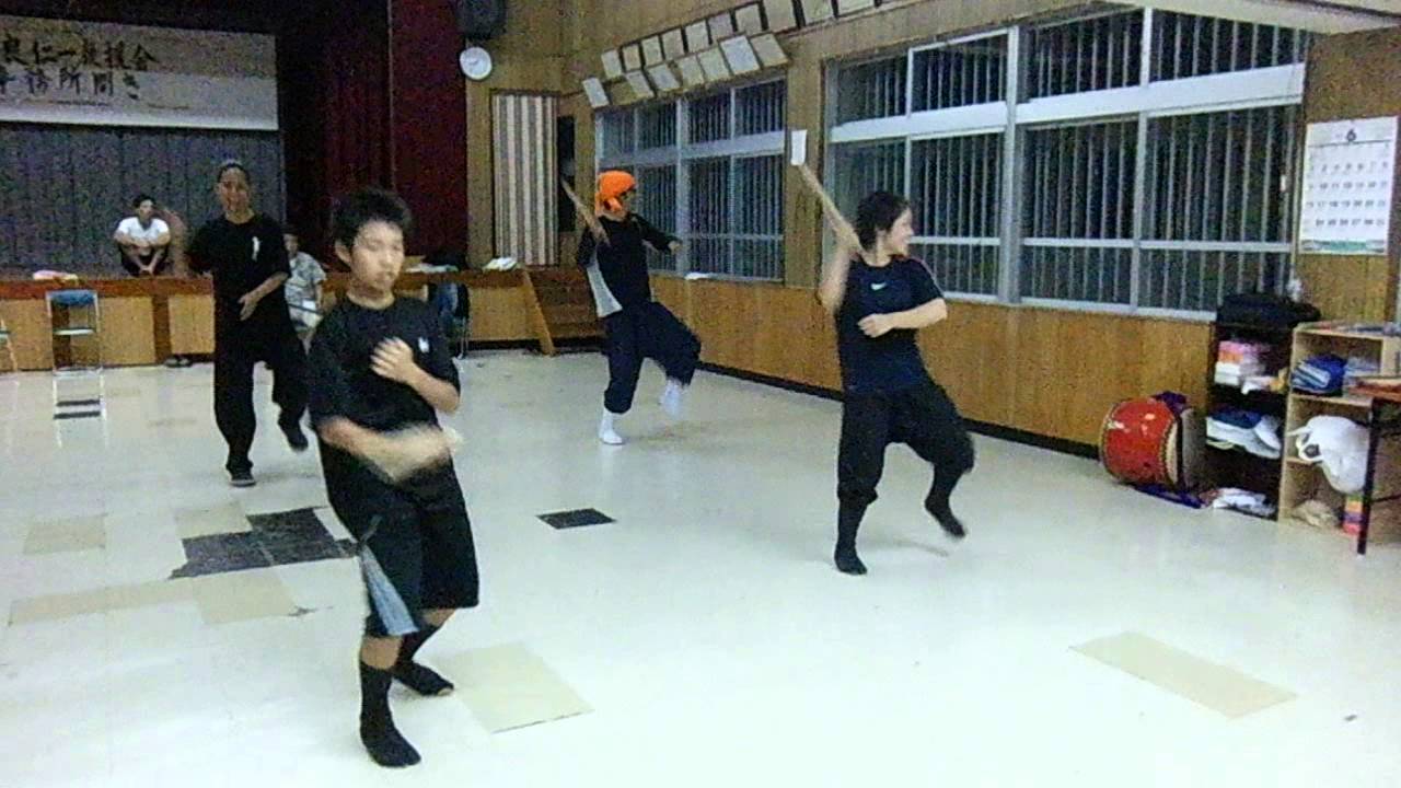 エイサー練習用 仲順流れChunjun Nagari for Eisa lesson - YouTube