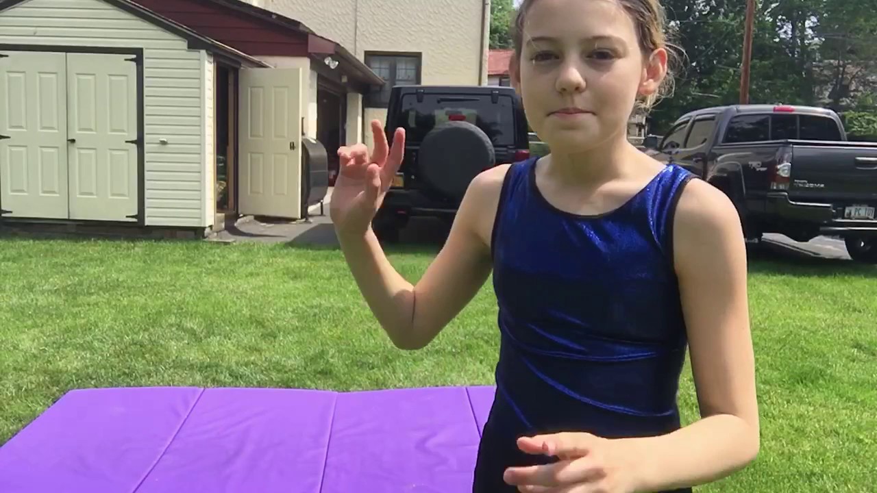 Gymnast Tries Cheerleading Youtube