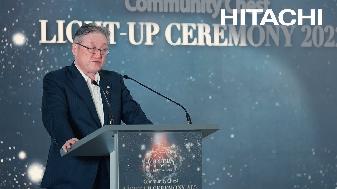 Hitachi Plays Santa 2022 - Opening speech by Executive Chairman of ...