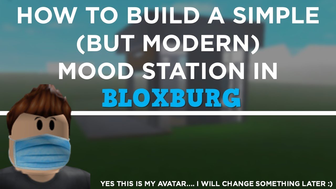 How to build a simple (But modern) Mood station in Bloxburg - Speed ...