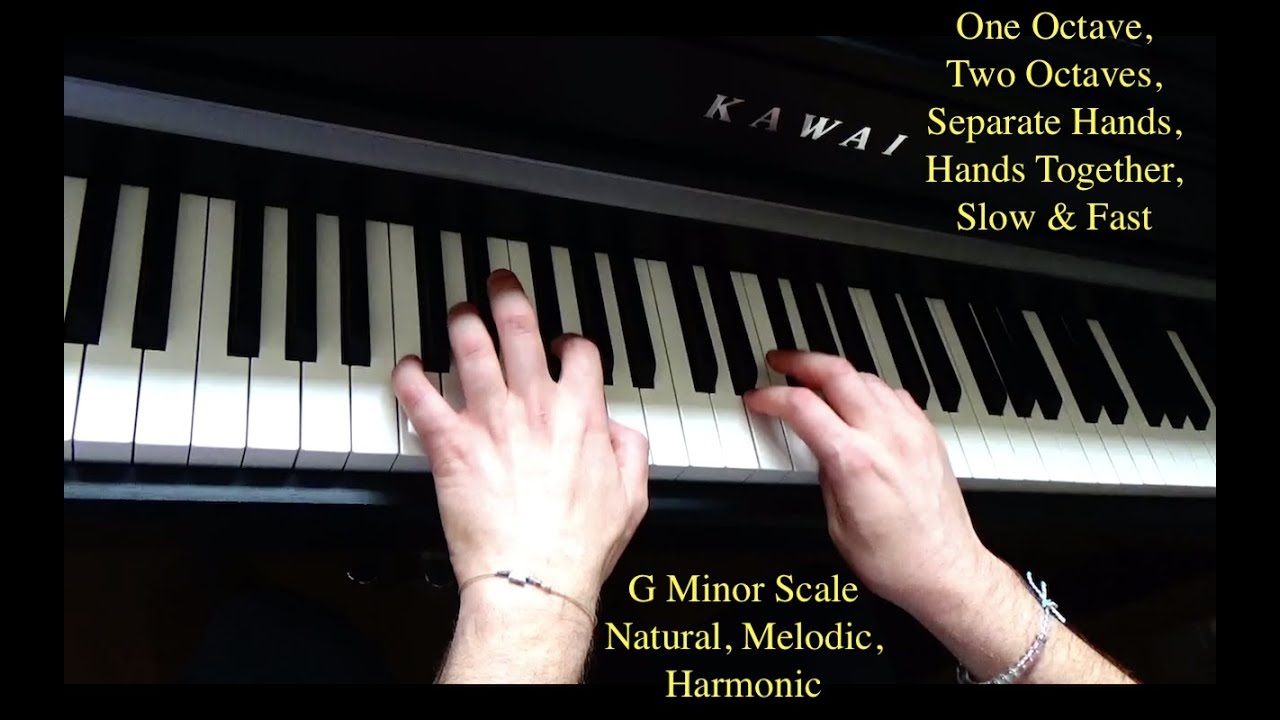 How To Play The G Minor Scale Both Hands One Octave A 5 Step Guide To