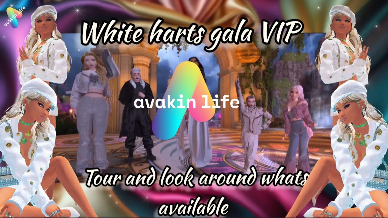 Melissajdiamonds avakin life tour of white Harts Gala VIP in avakin ...