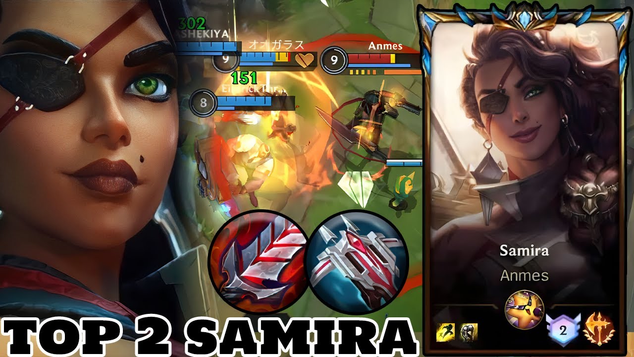 Wild Rift Samira - Top 2 Samira Gameplay Rank Challenger - YouTube