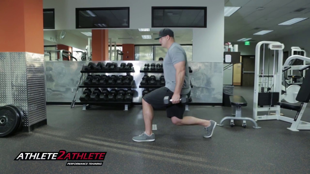 Walking DB Lunge - YouTube