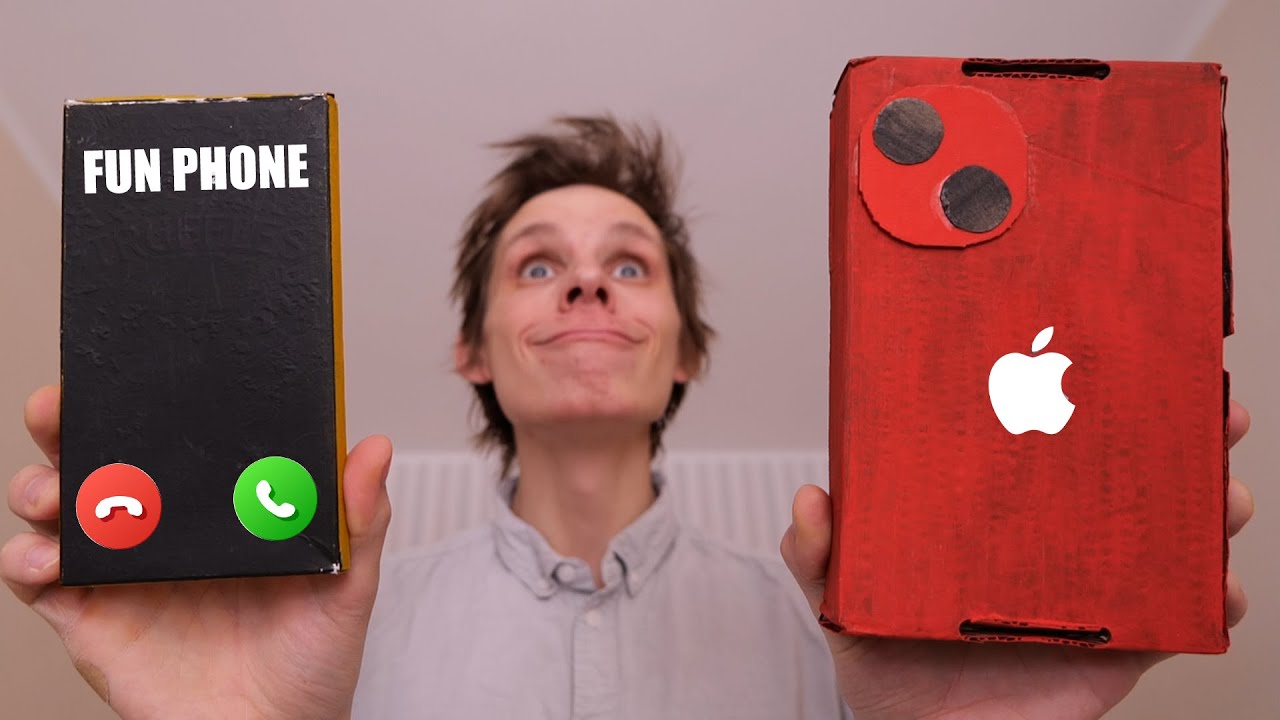 Crazy cardboard iPhone 16 box Pro max vs iphone 15 incoming call - YouTube