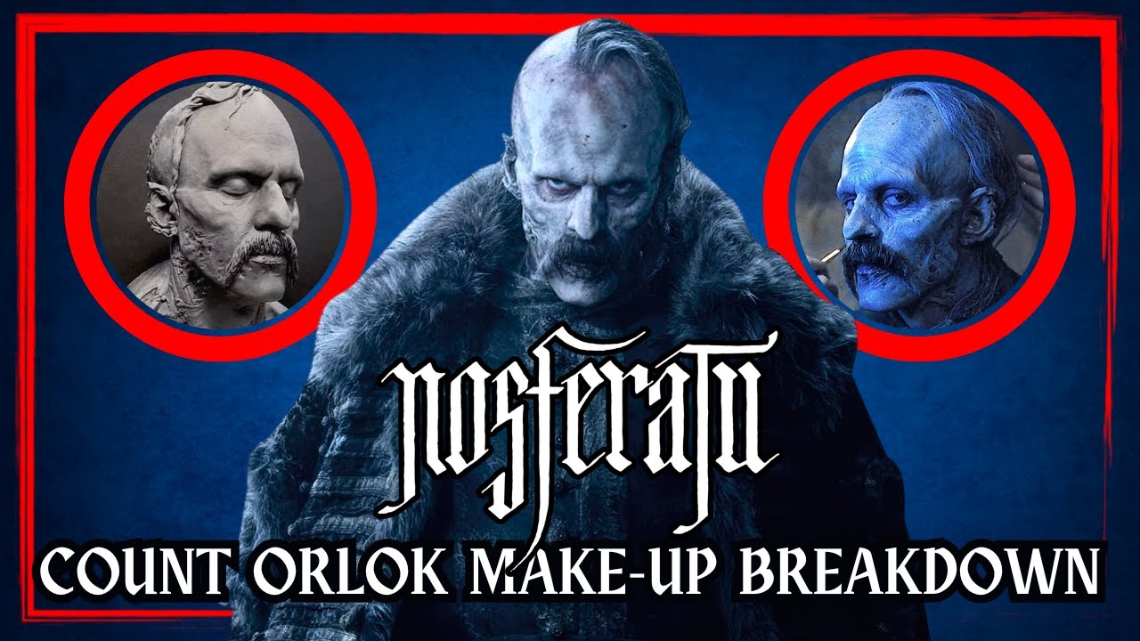Breaking Down Bill Skarsgård's Nosferatu Make-Up - YouTube