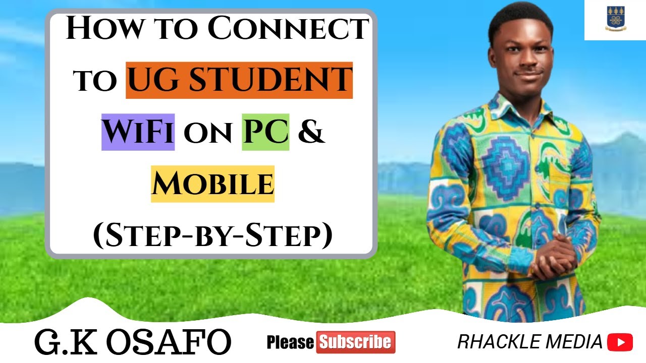 How to Connect to UG Student WiFi on PC & Mobile (Easy Guide) # ...