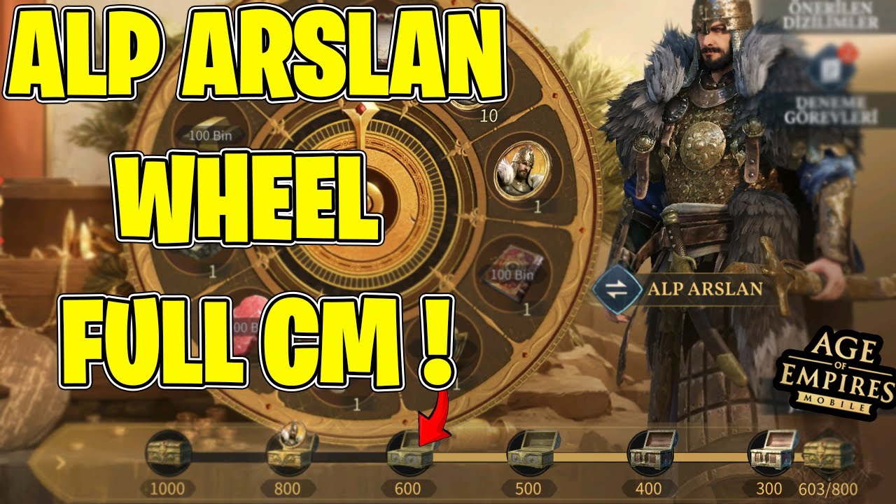 PLAY ALP ARSLAN NEW ARCHER COMMANDER WHEEL ! CAN WE MAX ! - Age of ...