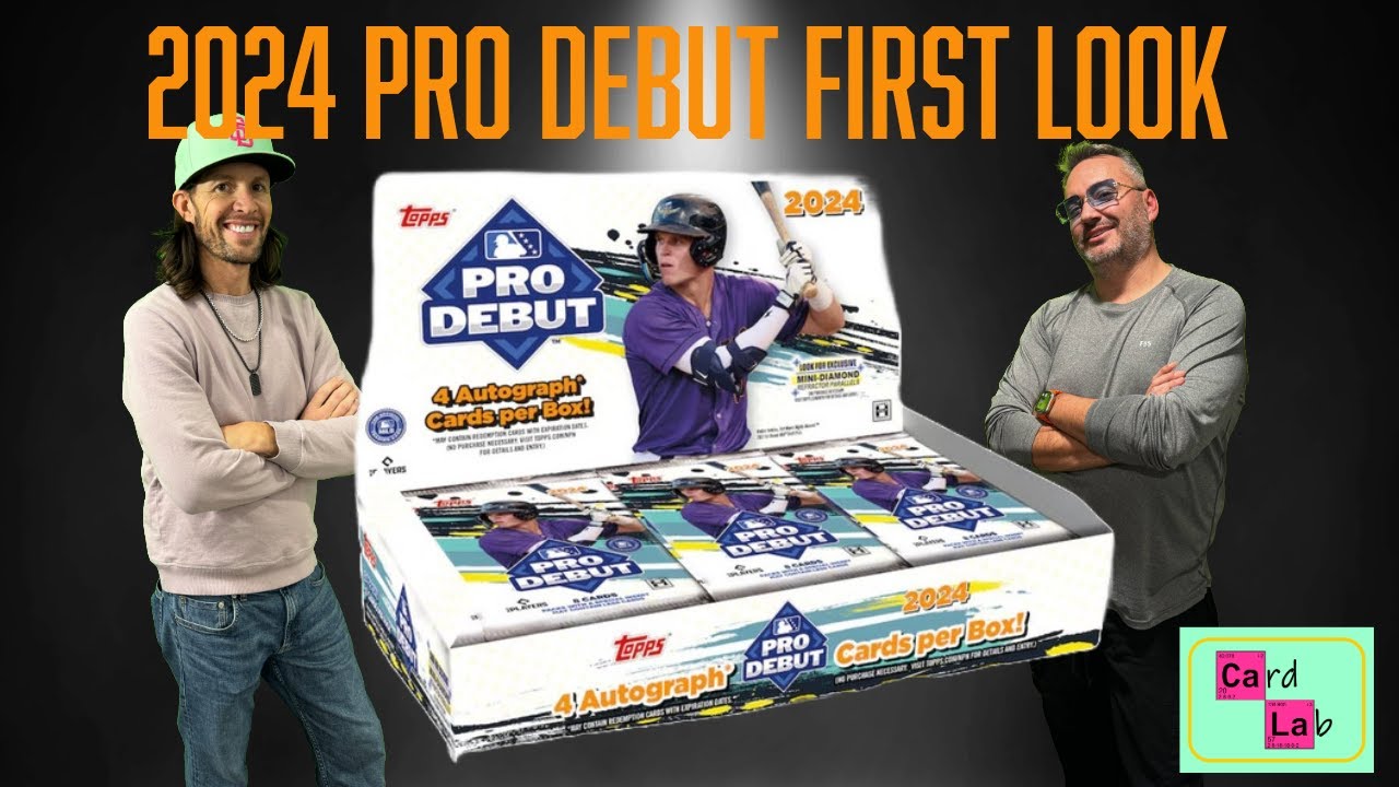 2024 Topps MLB Pro Debut Hobby Box Rip. Huge Dual Autos, Skenes ...