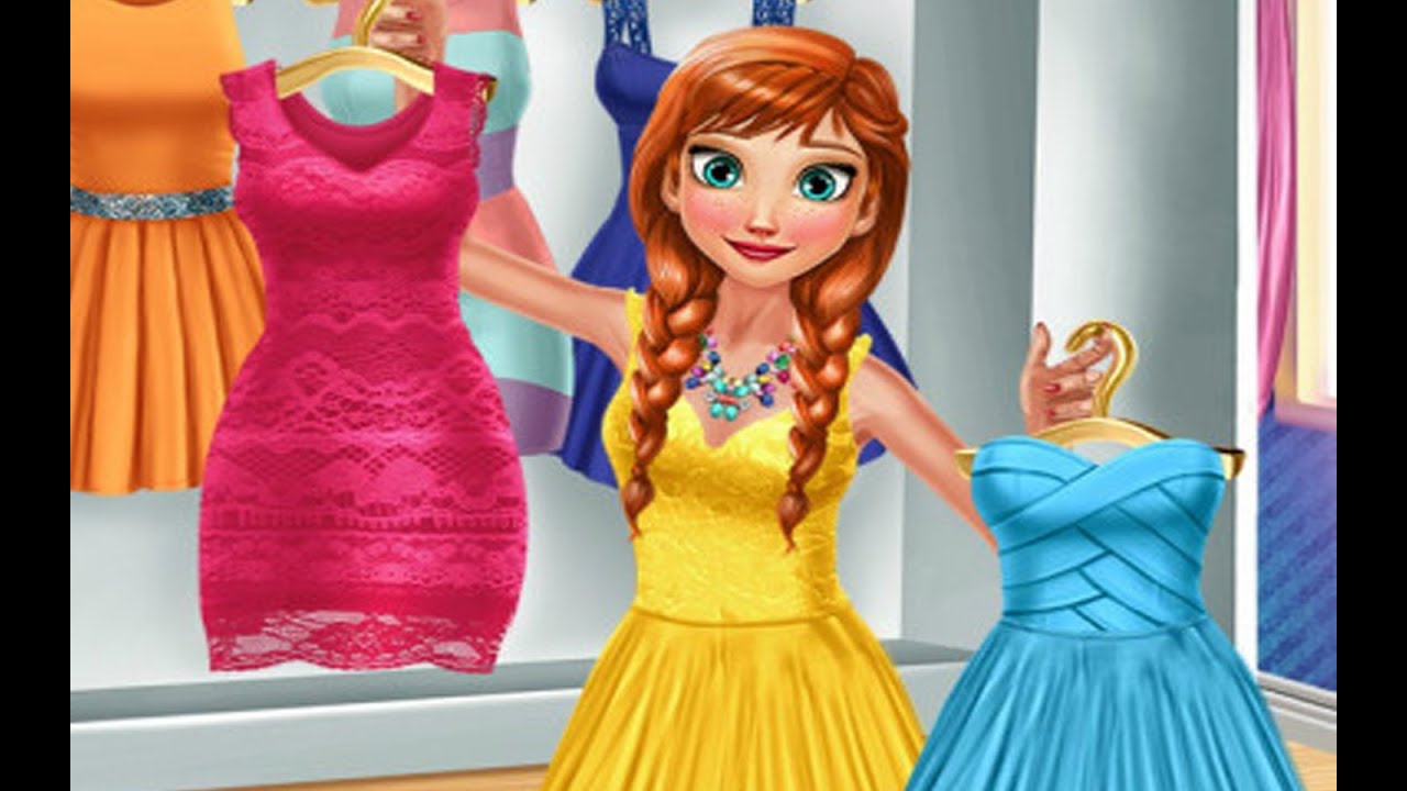 Disney Princess Anna Fashion Day Games for Girls - YouTube