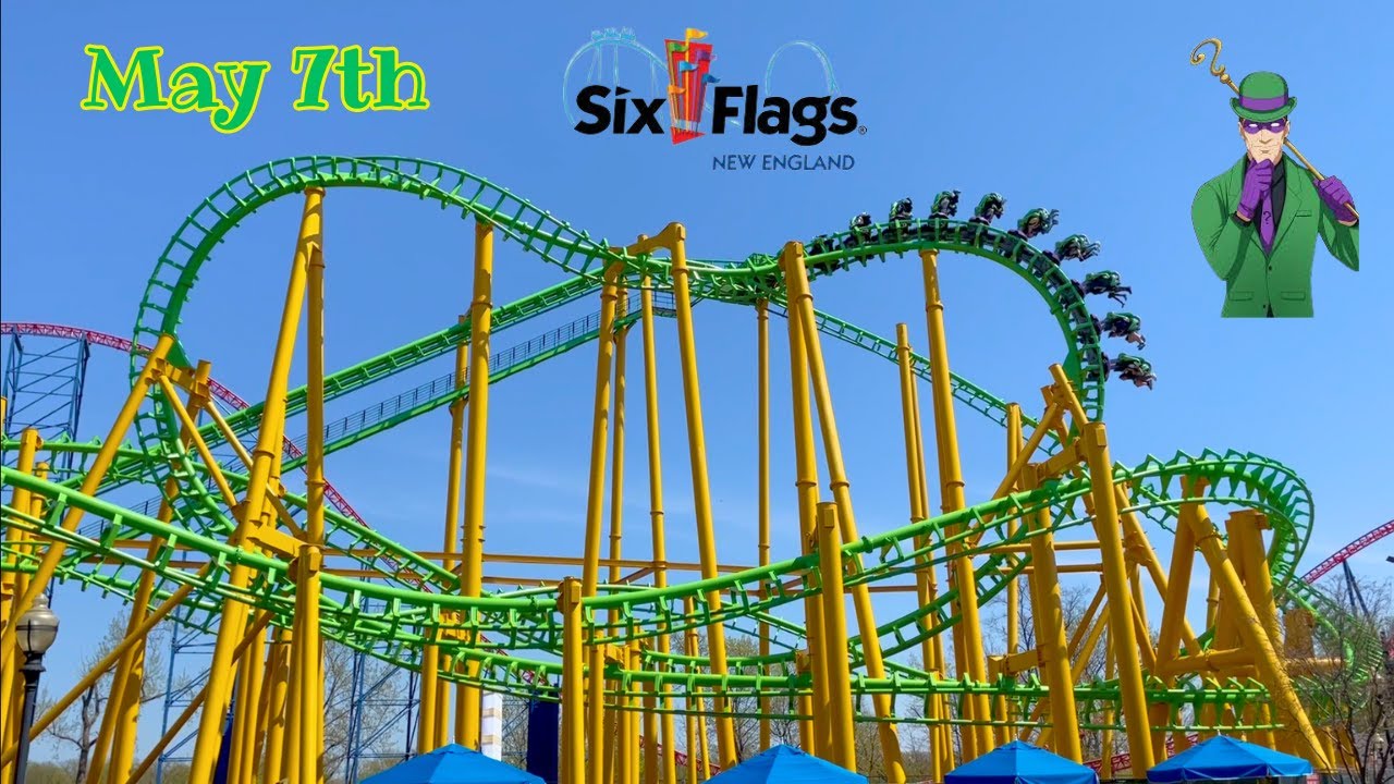 RIDDLER REVENGE - Six Flags New England - May 7th - YouTube