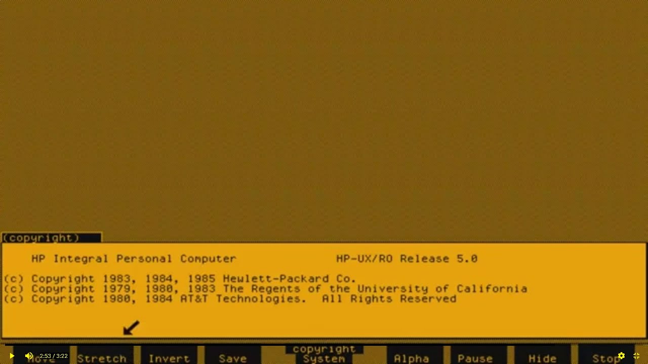 MAME MESS COMPUTER DIAGNOSTICS INTEGRAL PERSONAL COMPUTER HP 9808 A HP ...