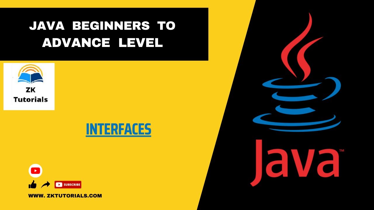 37 Interfaces In Java Java Tutorials For Beginners Youtube 2059