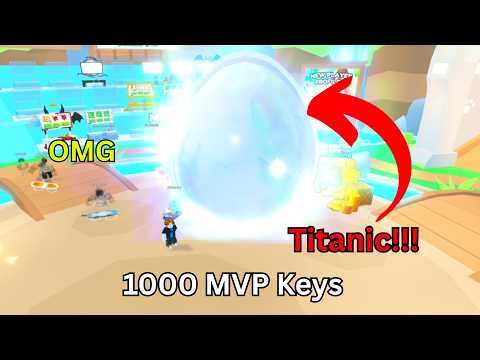Is MVP Worth It In Pet Simulator 99? Opening 1000 Keys!
