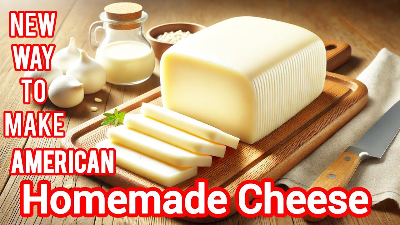 Cheese Recipe | American Homemade Cheese | How To Make Processed Cheese ...